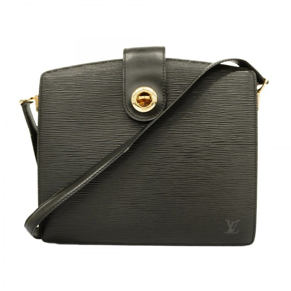 Louis Vuitton | Bags | Louis Vuitton Capuchin Shoulder Bag Epi Black ...